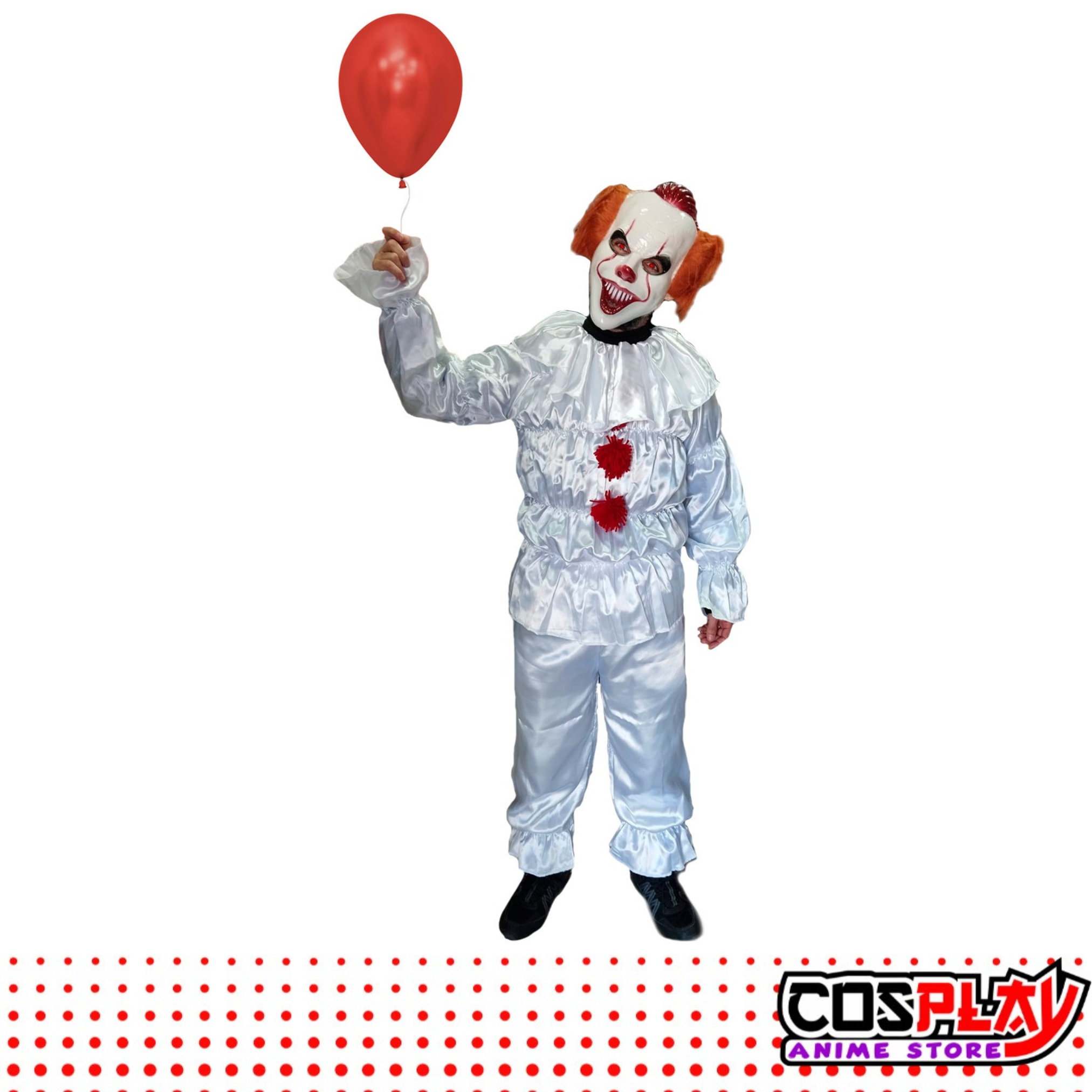 Disfraz Adulto Pennywise Payaso Aterrador It Halloween – Cosplay.uy