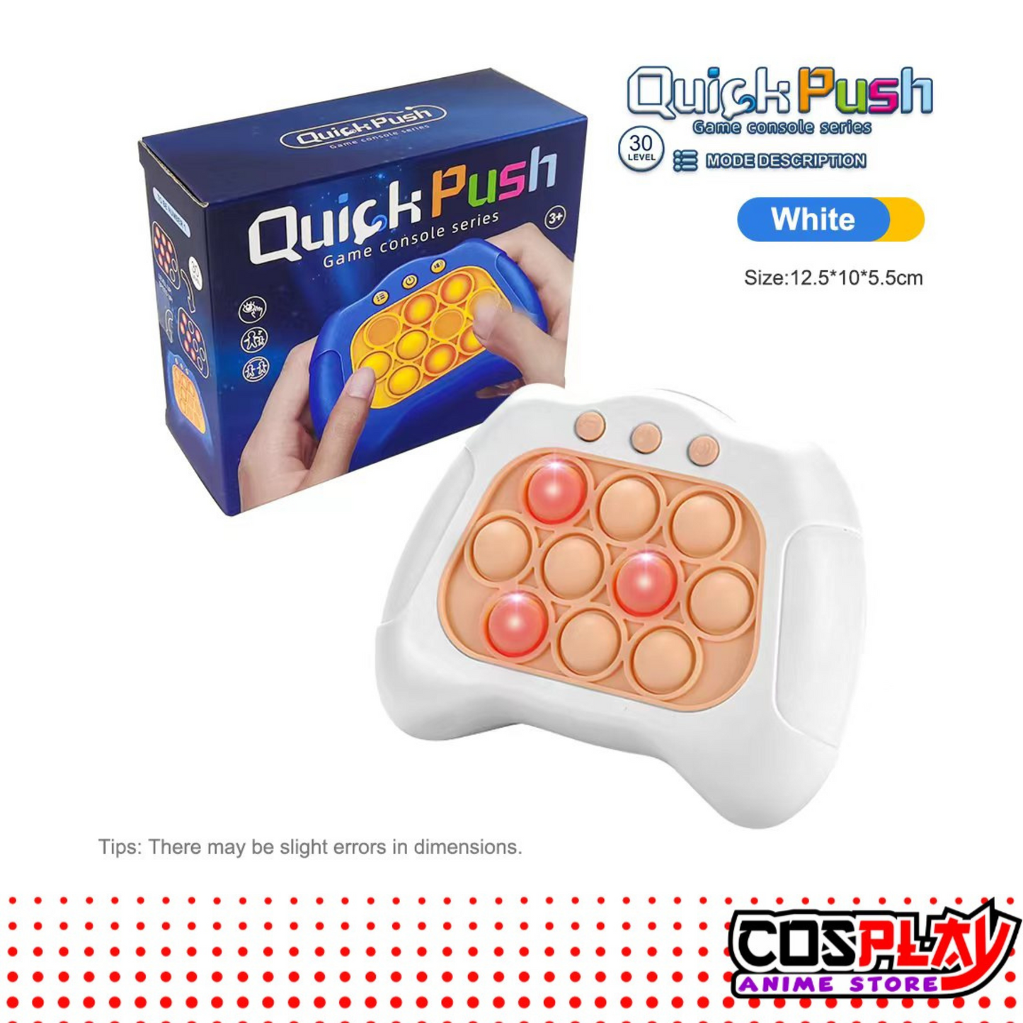 Quick Push - Pop It - Sensorial Digital – Cosplay.uy