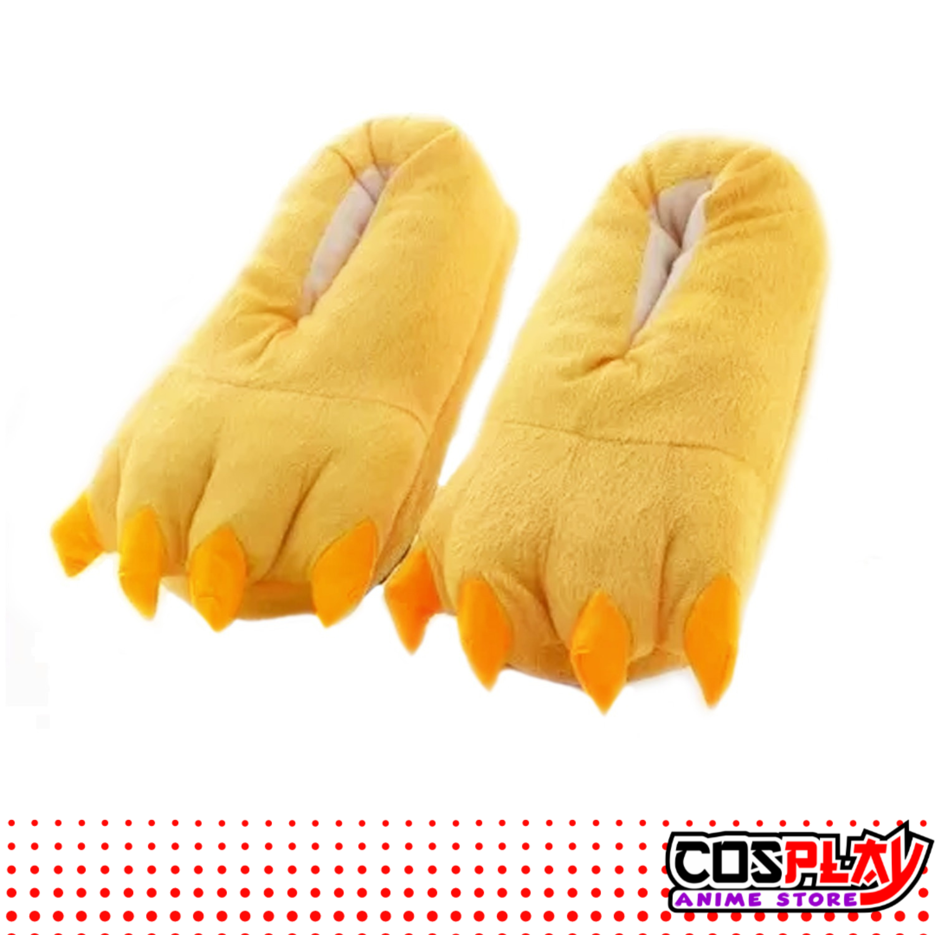 Pantuflas Garras Animales Infantiles y Adulto Amarilla Talle Único ...